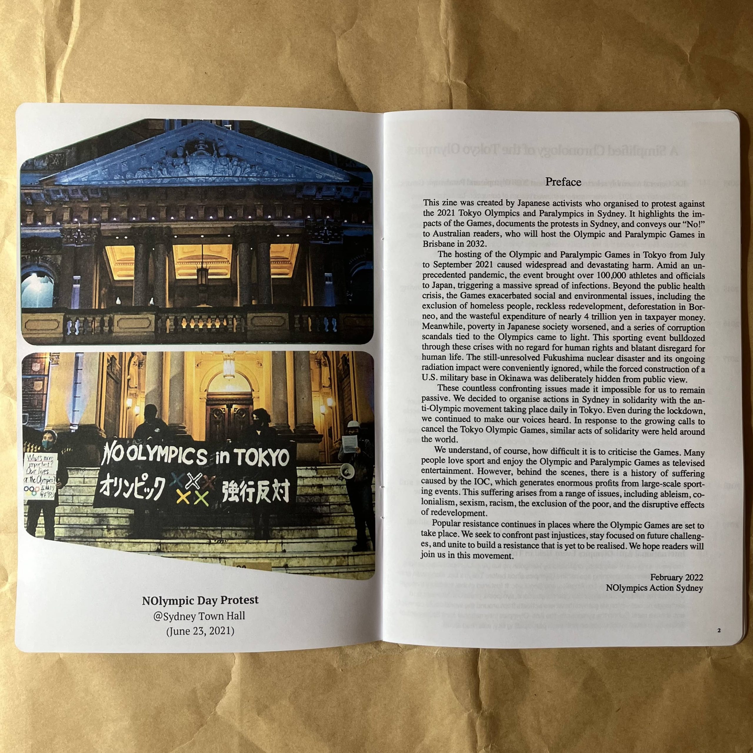 NOlympics Action Sydney, No Olympics! From Tokyo 2021 to Brisbane 2032: Unstoppable Voices for ...