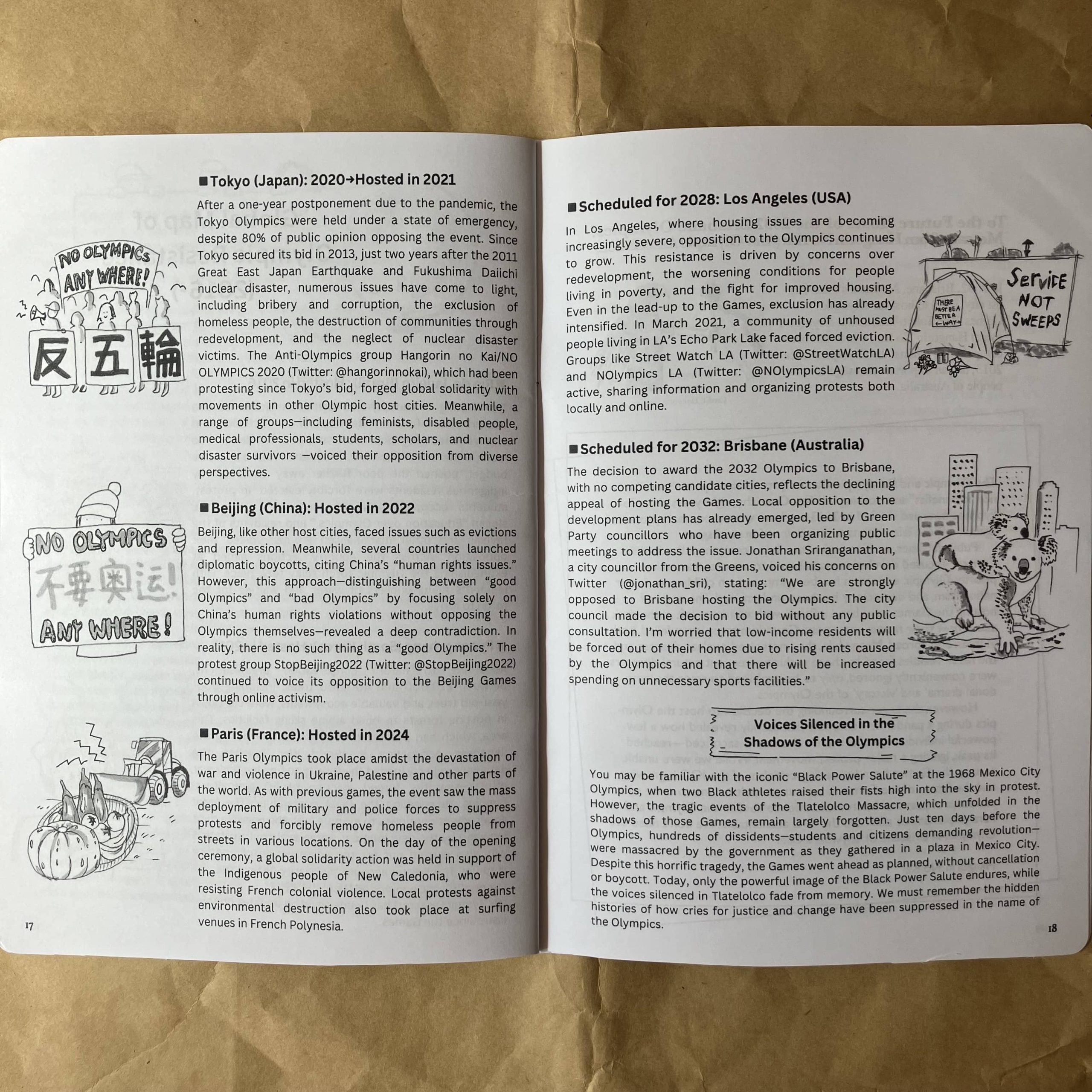 NOlympics Action Sydney, No Olympics! From Tokyo 2021 to Brisbane 2032: Unstoppable Voices for ...